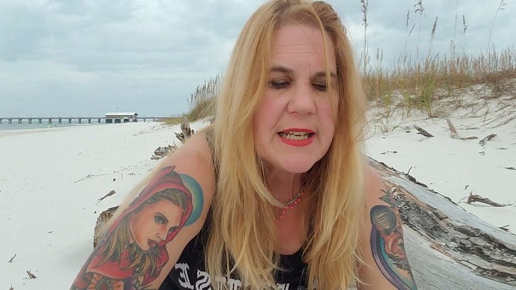 Trail Reading - Sand - by Epiphany Ferrell