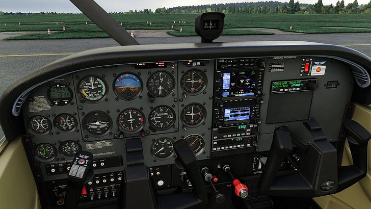 Quick look at the WBSim Cessna 172 Enhancement Mod for Microsoft Flight ...