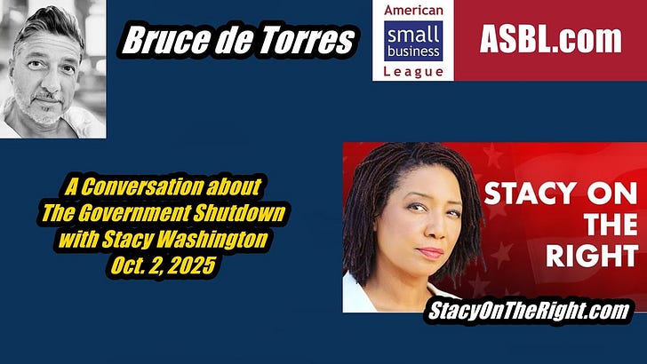 A Conversation About the Government Shutdown, Oct. 2, 2025, Bruce de ...