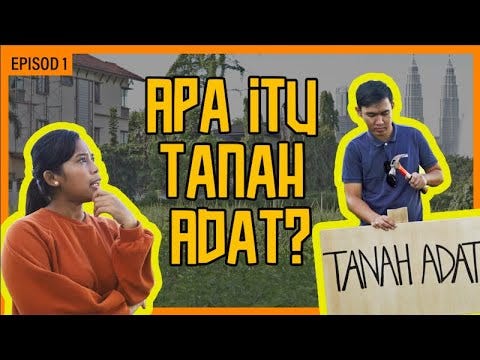 Apa itu tanah adat? - Murray Hunter
