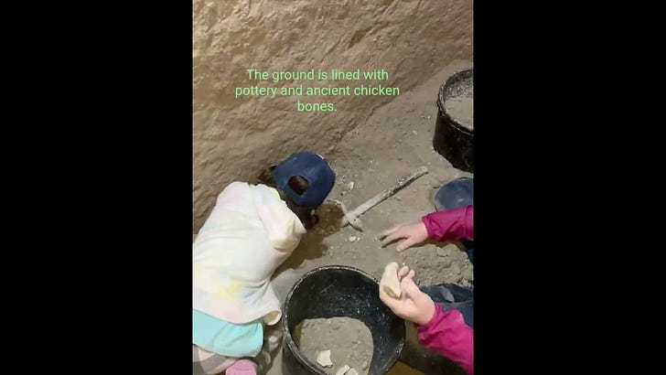 Digging Through Ancient Garbage - by Pettie Family