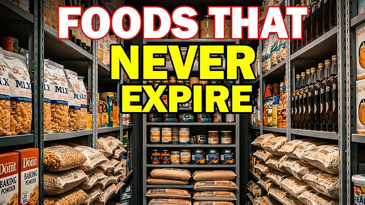 31 Foods To STOCKPILE That NEVER EXPIRE!